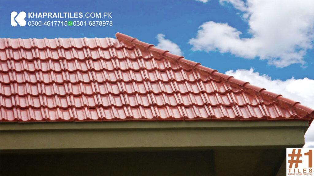 Khaprail Tiles Design in Pakistan With Red Blue Color Texture